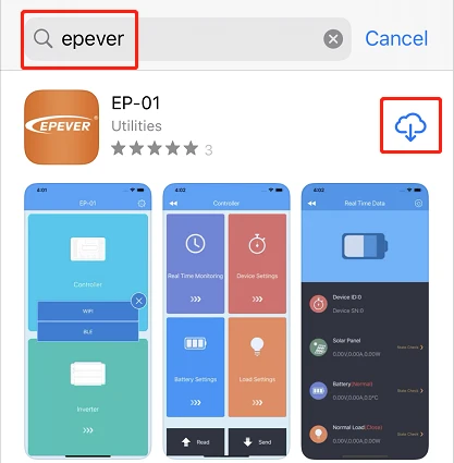 Where can you download the iOS system APP? | SolarEpic